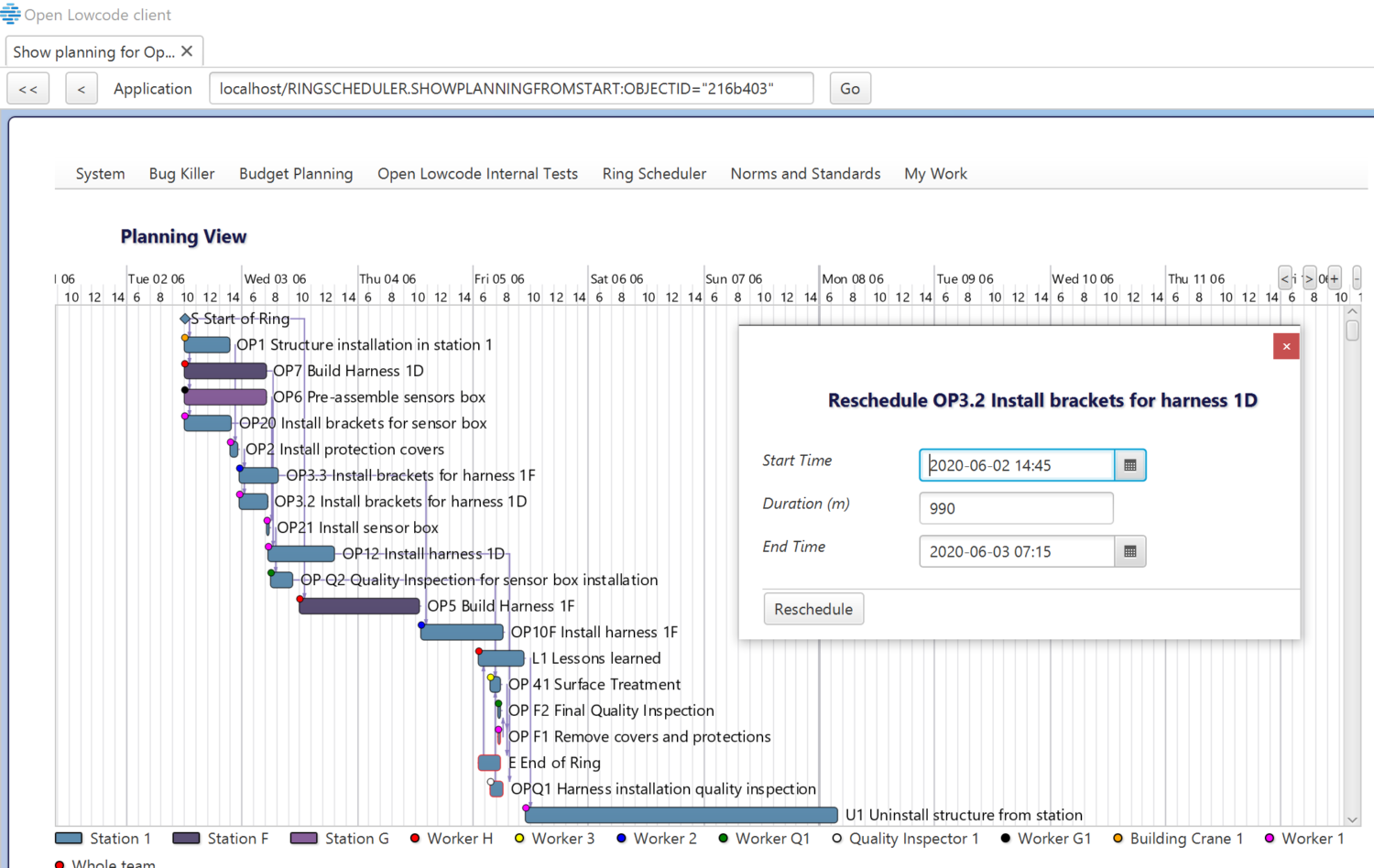Project Management and specific applications - Open Lowcode