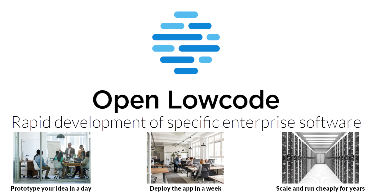 Des applications sur mesure pour votre organisation. Rapidement. - Open Lowcode
